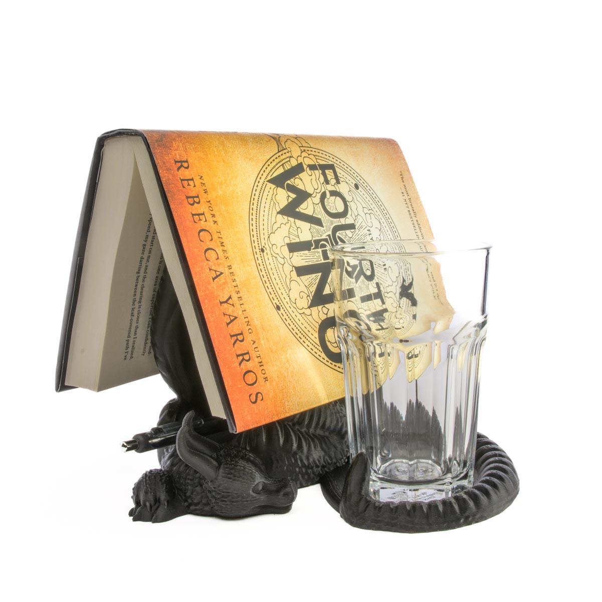 Fantasy-Inspired 3D Printed Dragon Book Stand for end table – Haydak ...
